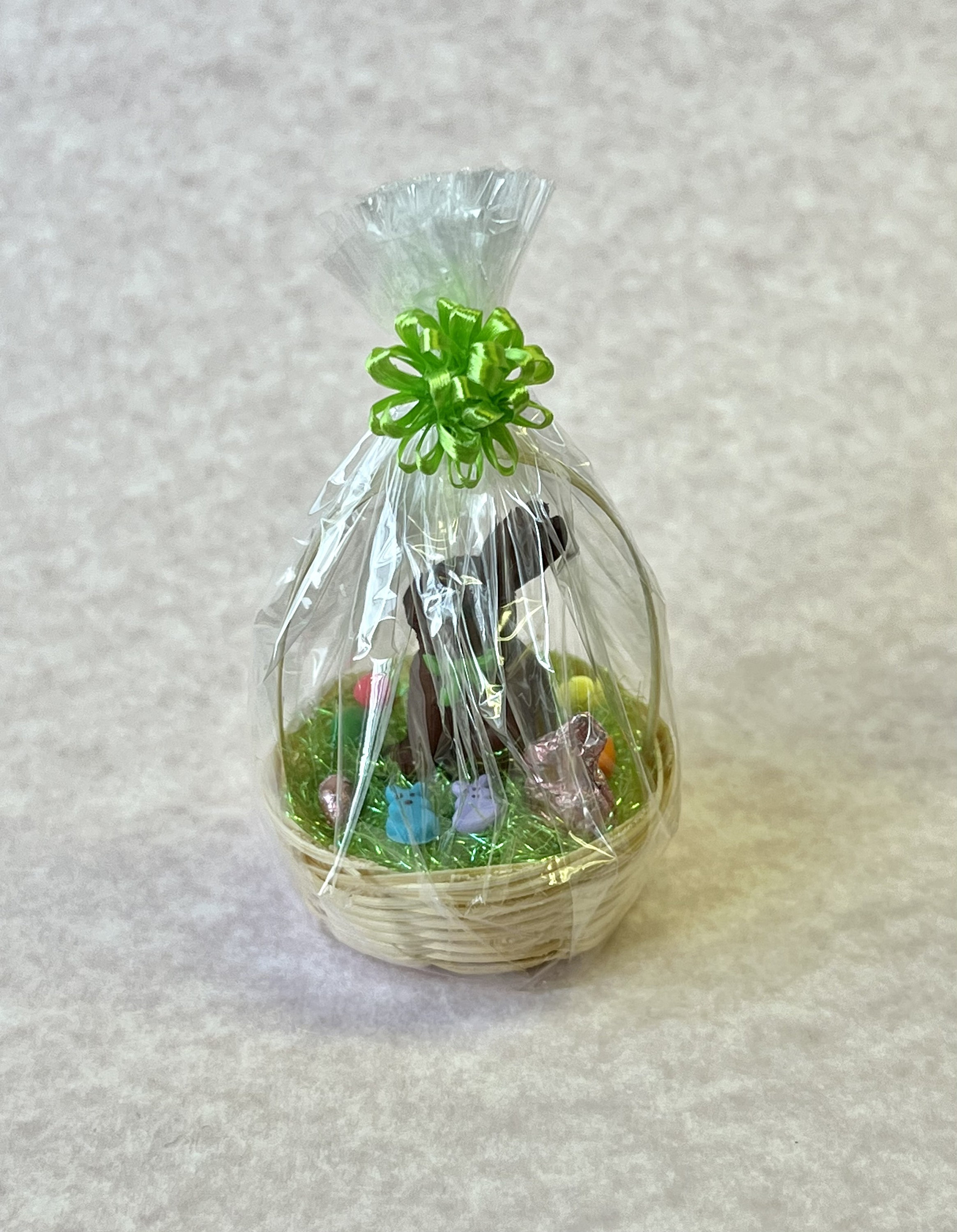 Miniature Easter Basket - Your Choice -miniature Chocolate Bunny ...