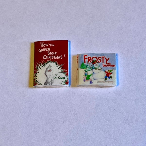 Christmas Mini Books - Etsy