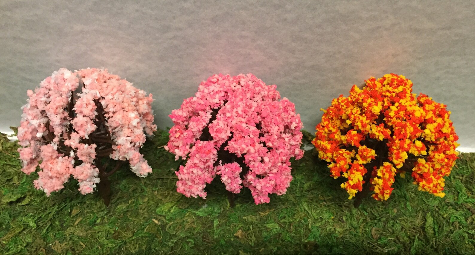 Miniature Spring Trees Your Color Choice Outdoor | Etsy