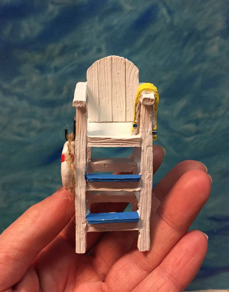 Miniature Lifeguard Stand - Miniatures - Miniature Beach - Beach ...