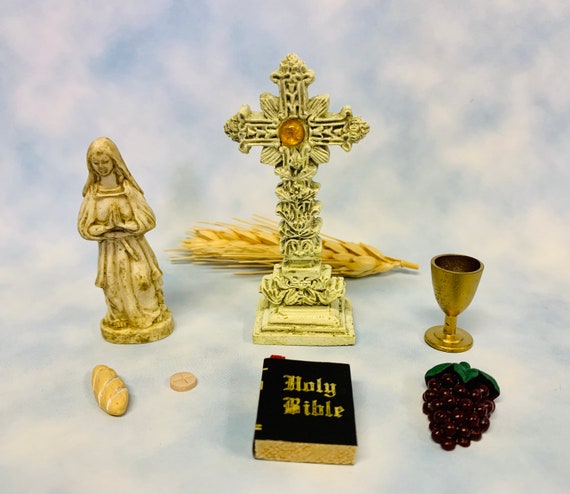 Miniature First Holy Communion Items Holy Communion Church - Etsy