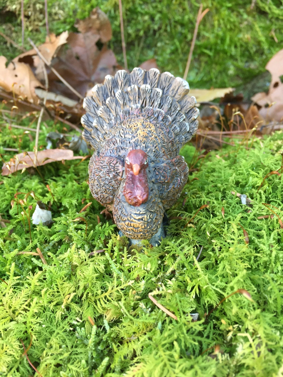 Miniature Dollhouse or Fairy Garden Turkey Miniature Turkey - Etsy