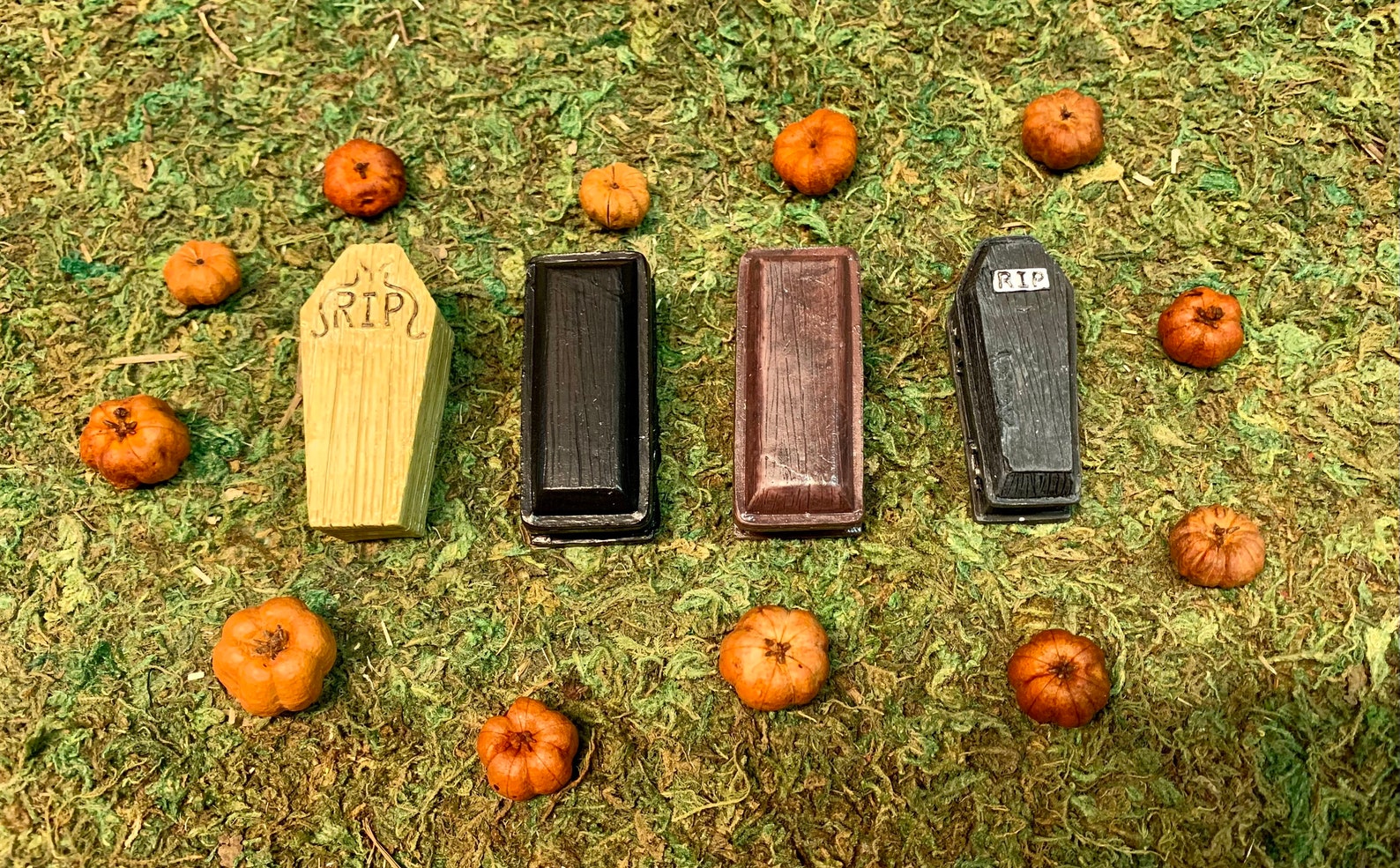 Miniature Caskets Your Choice Halloween Miniatures - Etsy