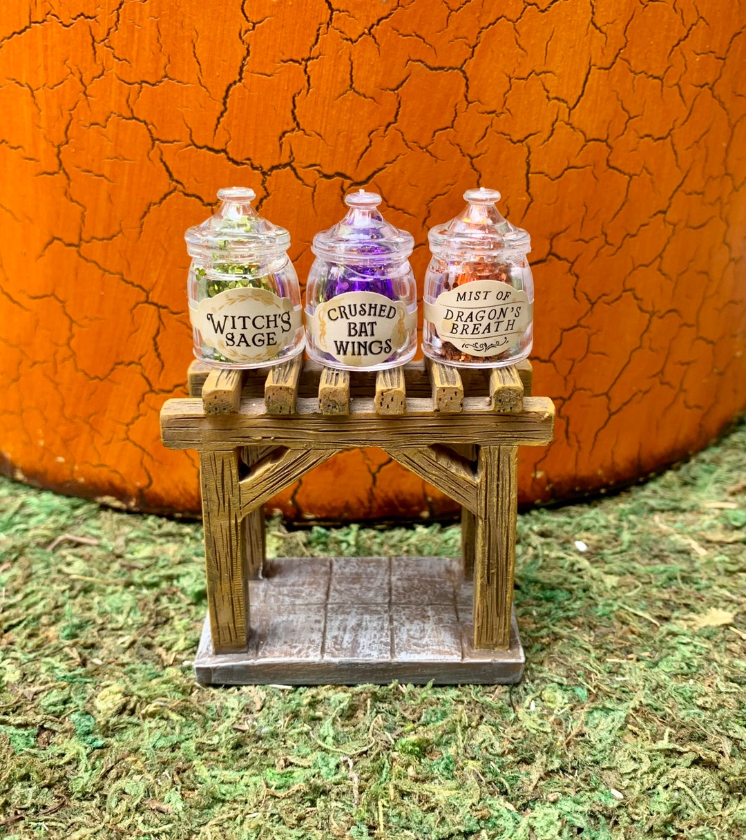 Miniature Potion Jars - Your Choice - Miniature Halloween - Miniature ...