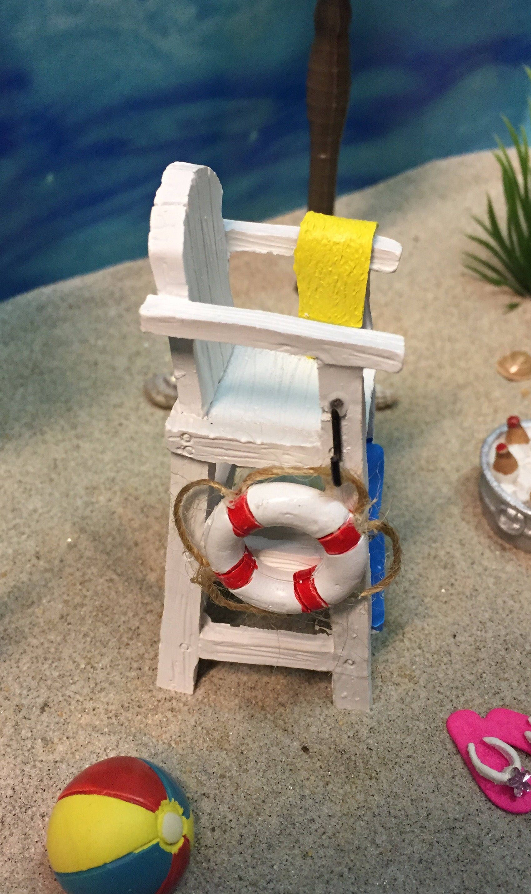 Miniature Lifeguard Stand - Miniatures - Miniature Beach - Beach ...
