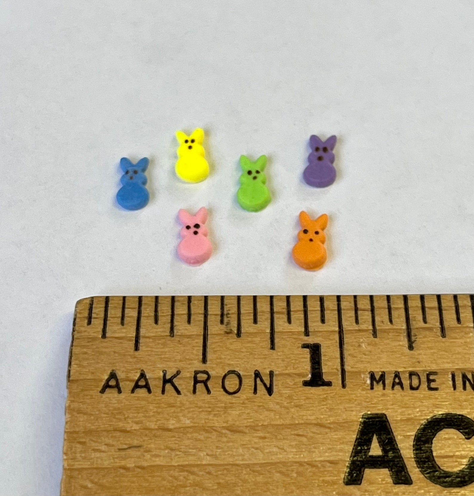 Miniature Peep Chicks or Peep Bunnies on Plate - Your Choice - Easter ...