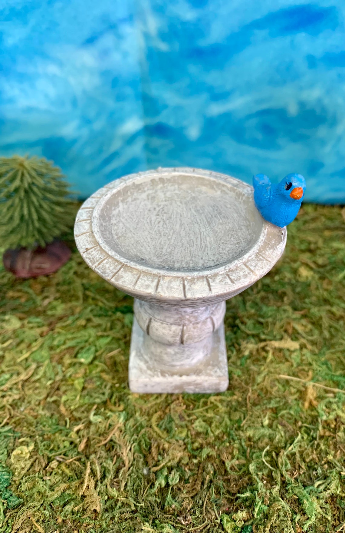 Miniature Welcome Sign Bird Bath Flowers Sign Your Choice - Etsy