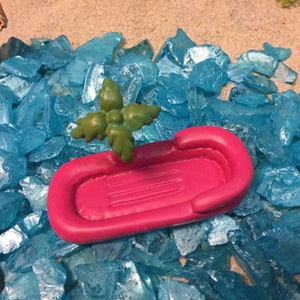 Miniature Pool Raft With Palm Tree - Miniature Beach - Beach Miniatures ...