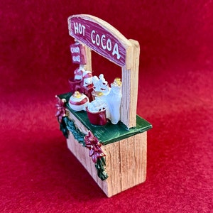 Miniature Hot Cocoa Stand - Christmas Miniatures - Fairy Garden ...
