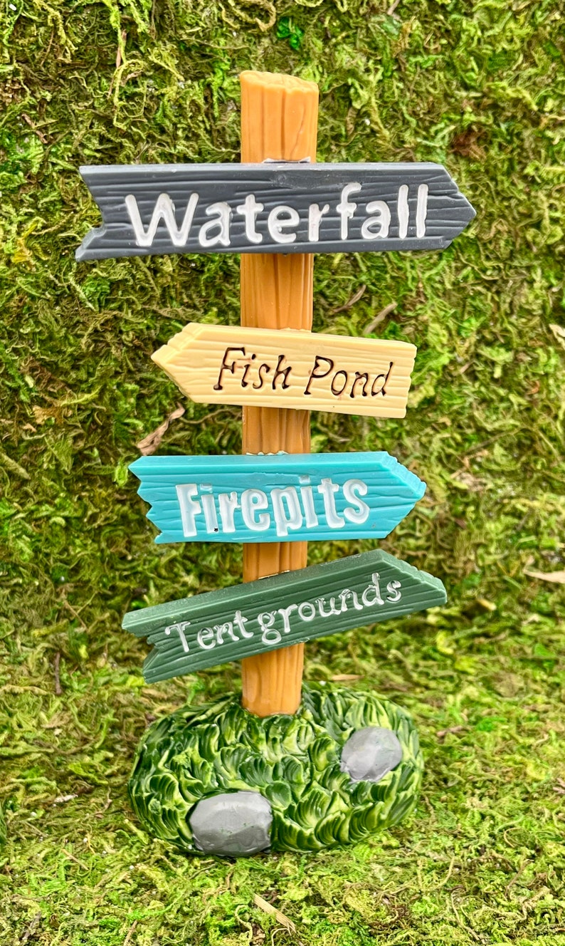 Miniature Camping Signs - Your Choice -miniature Camping -camping ...