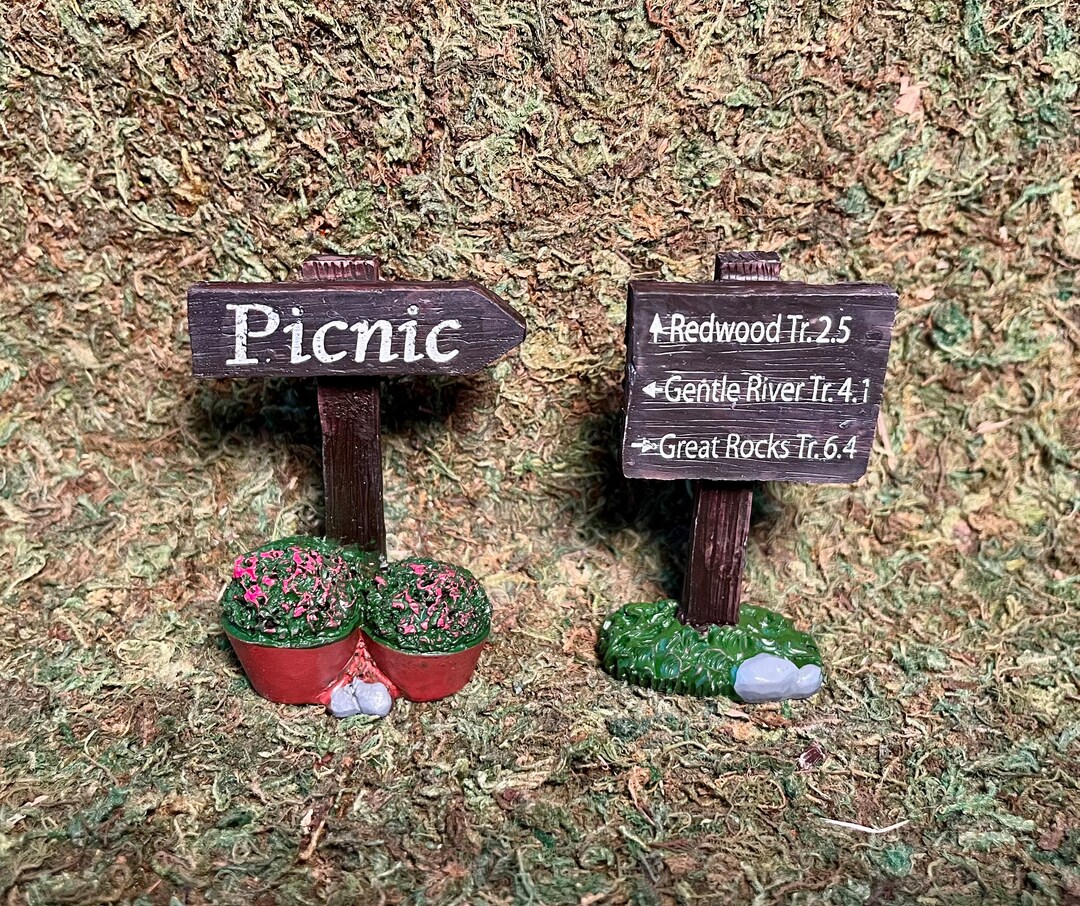 Miniature Camping Signs - Your Choice -miniature Camping -camping ...