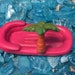 Miniature Pool Raft With Palm Tree Miniature Beach Beach - Etsy