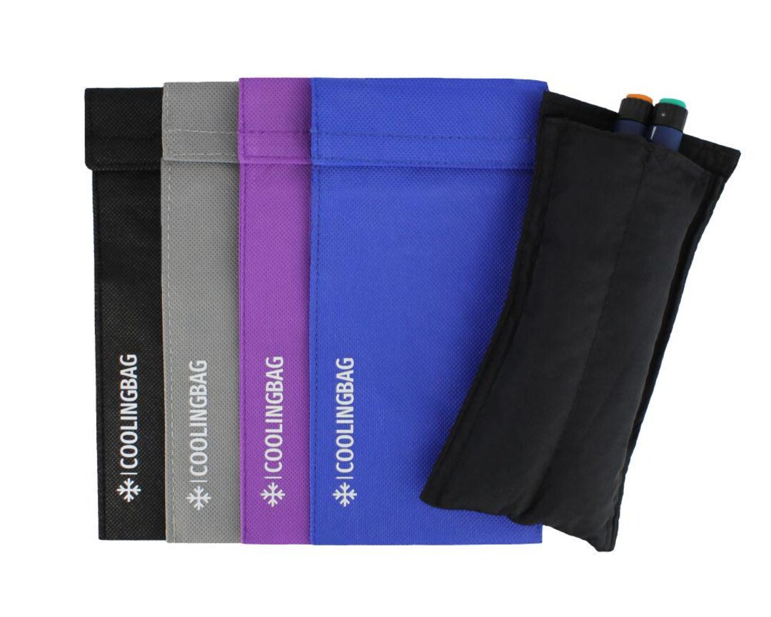 Insulin Cooling Case Holds Two Insulin Pen Coolingbag, Thermal Wallets ...