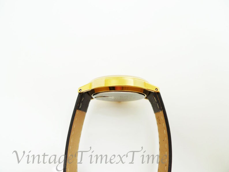 Timex Men's Retro Watch 1988 Gold Dial With Quartz Movement - Etsy