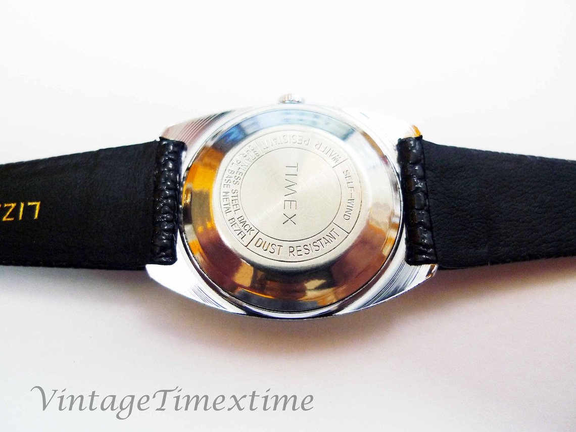 Timex Viscount Men's Watch 1972 Silver Dial Automatic Movement - Etsy