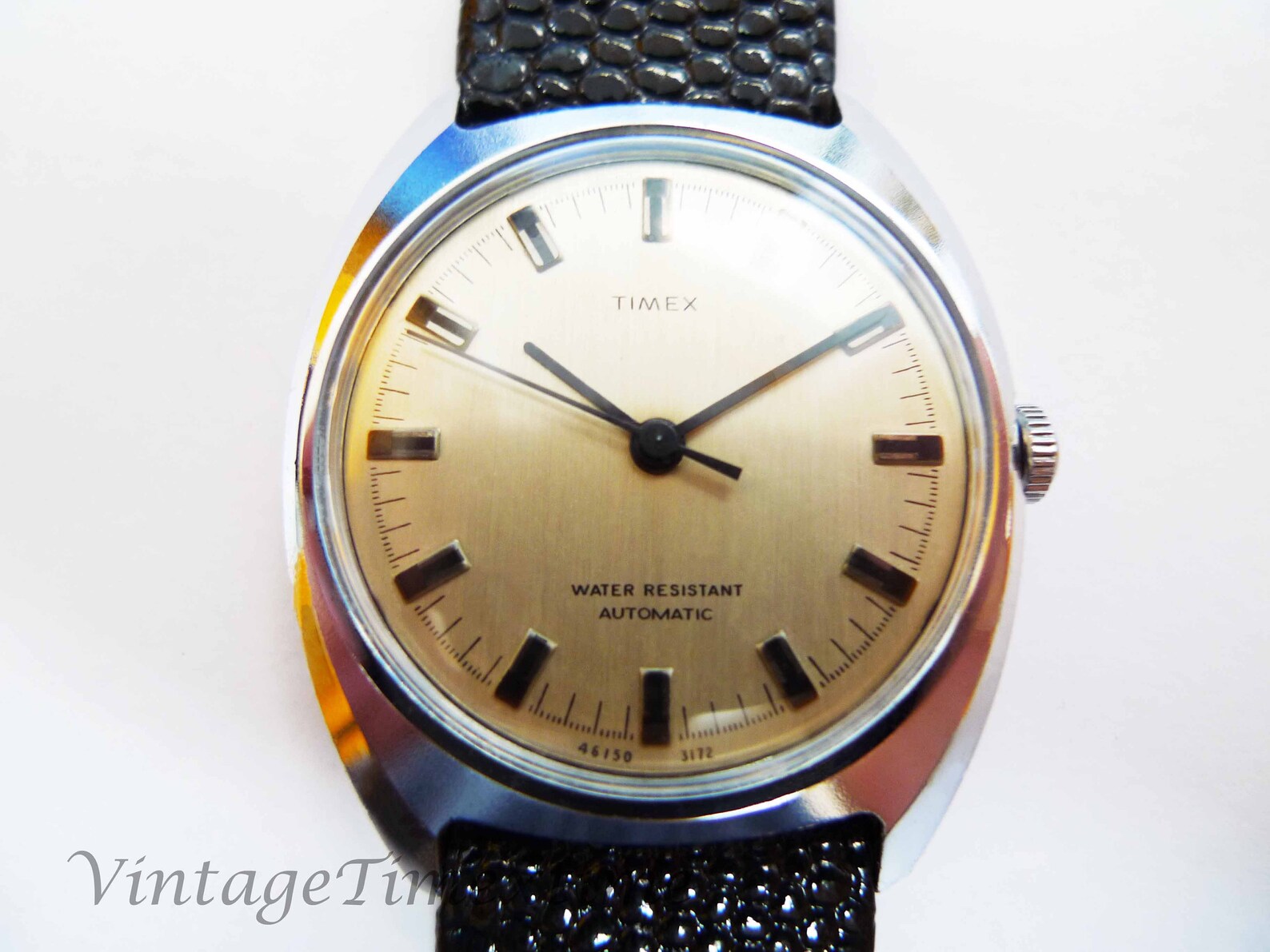 Timex Viscount Men's Watch 1972 Silver Dial Automatic - Etsy