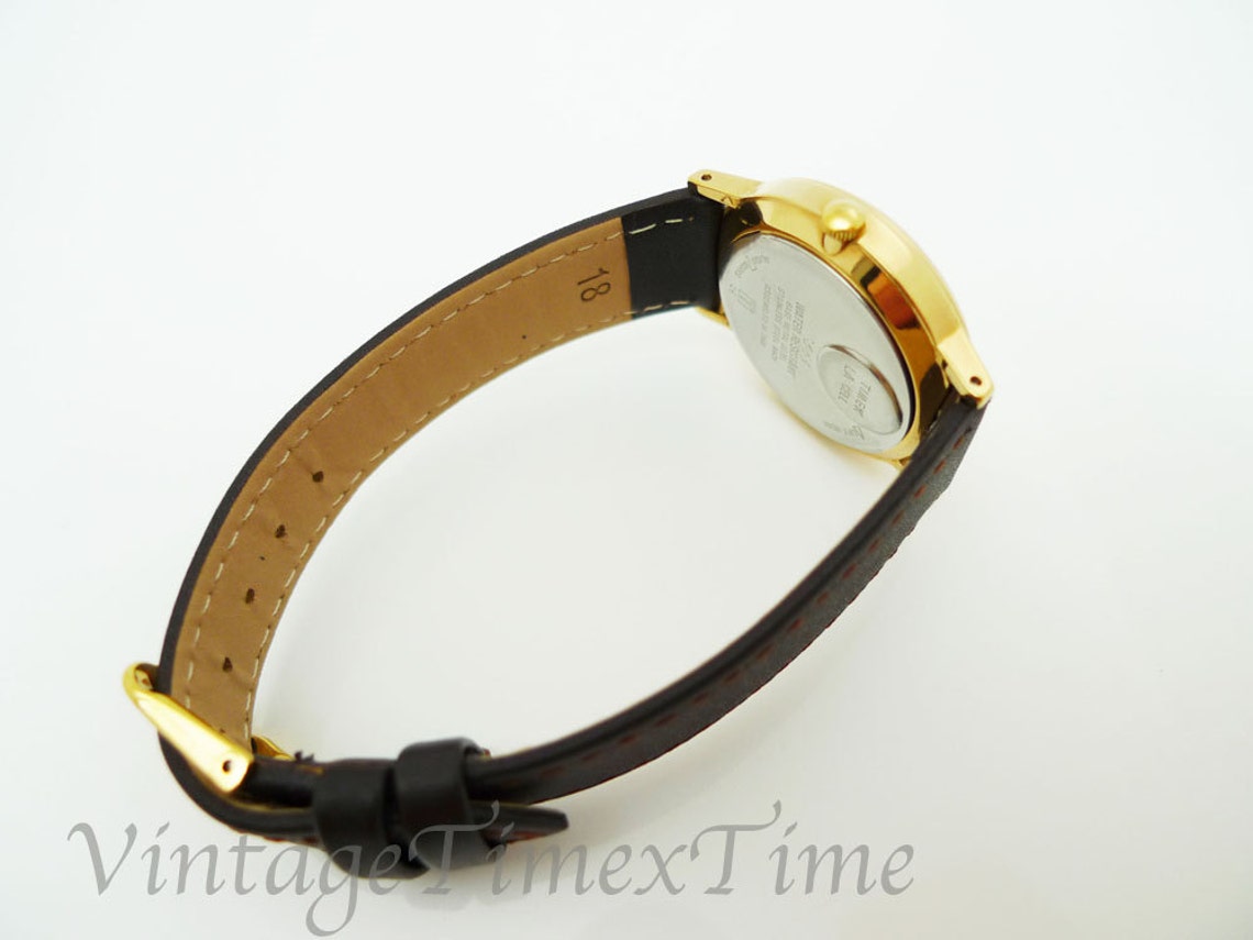 Timex Men's Retro Watch 1988 Gold Dial With Quartz Movement - Etsy