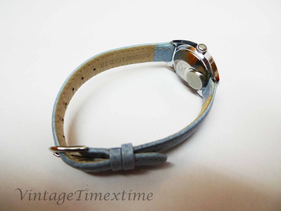 Timex Electric Ladies Watch 1973 with Blue Dial West … - Gem