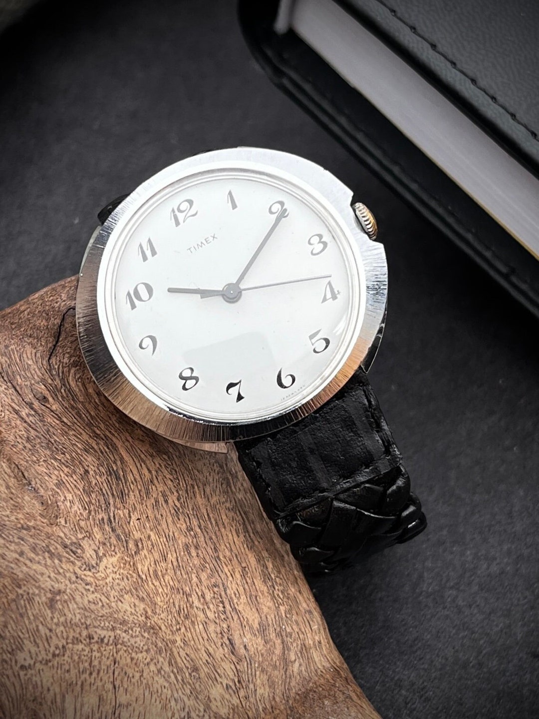 Retro Timex Men's Watch 1973 White Dial Manual Wind Movement - Etsy