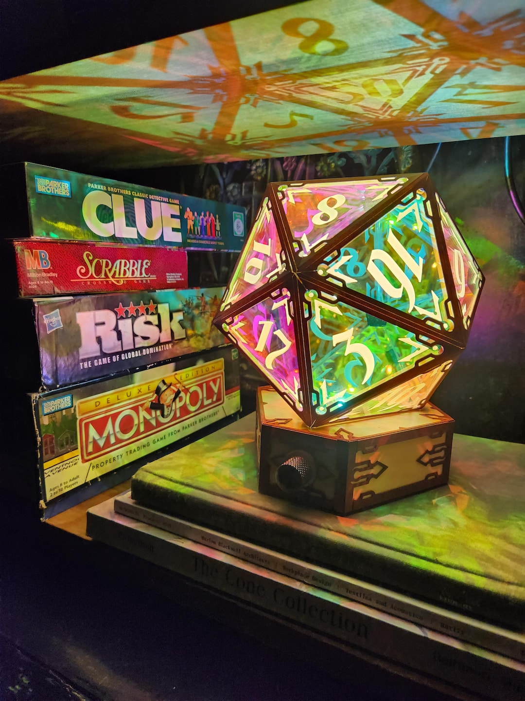 Handmade D20 Mood Light: RPG Gaming Table Lamp - Etsy