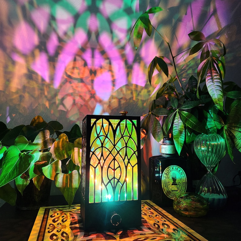 Nouveau Desk Lamp: an LED Mood Light for Wall Decor and Casting Shadows ...