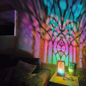 Nouveau Desk Lamp: an LED Mood Light for Wall Decor and Casting Shadows ...