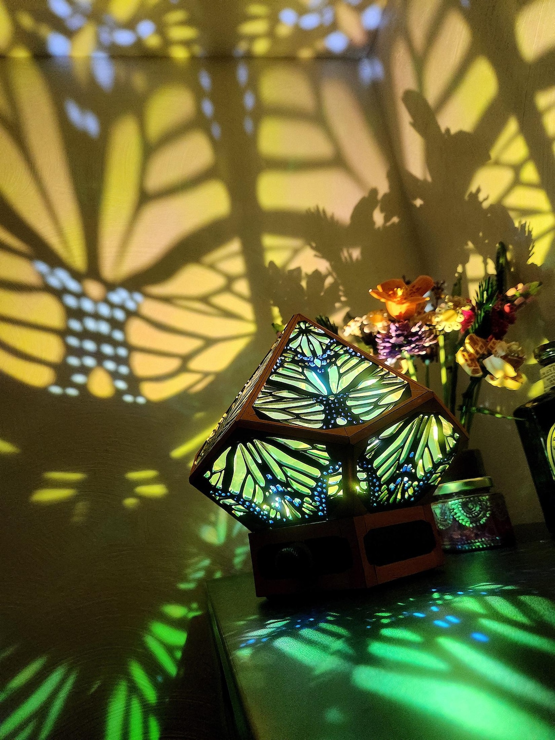 Monarch Butterfly Shadow Lamp: A Mood Light for Your Home - Etsy