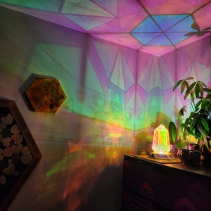 Crystal Table Lamp: Inspire Spire Nightlight, a Mood Light or Desk Lamp ...