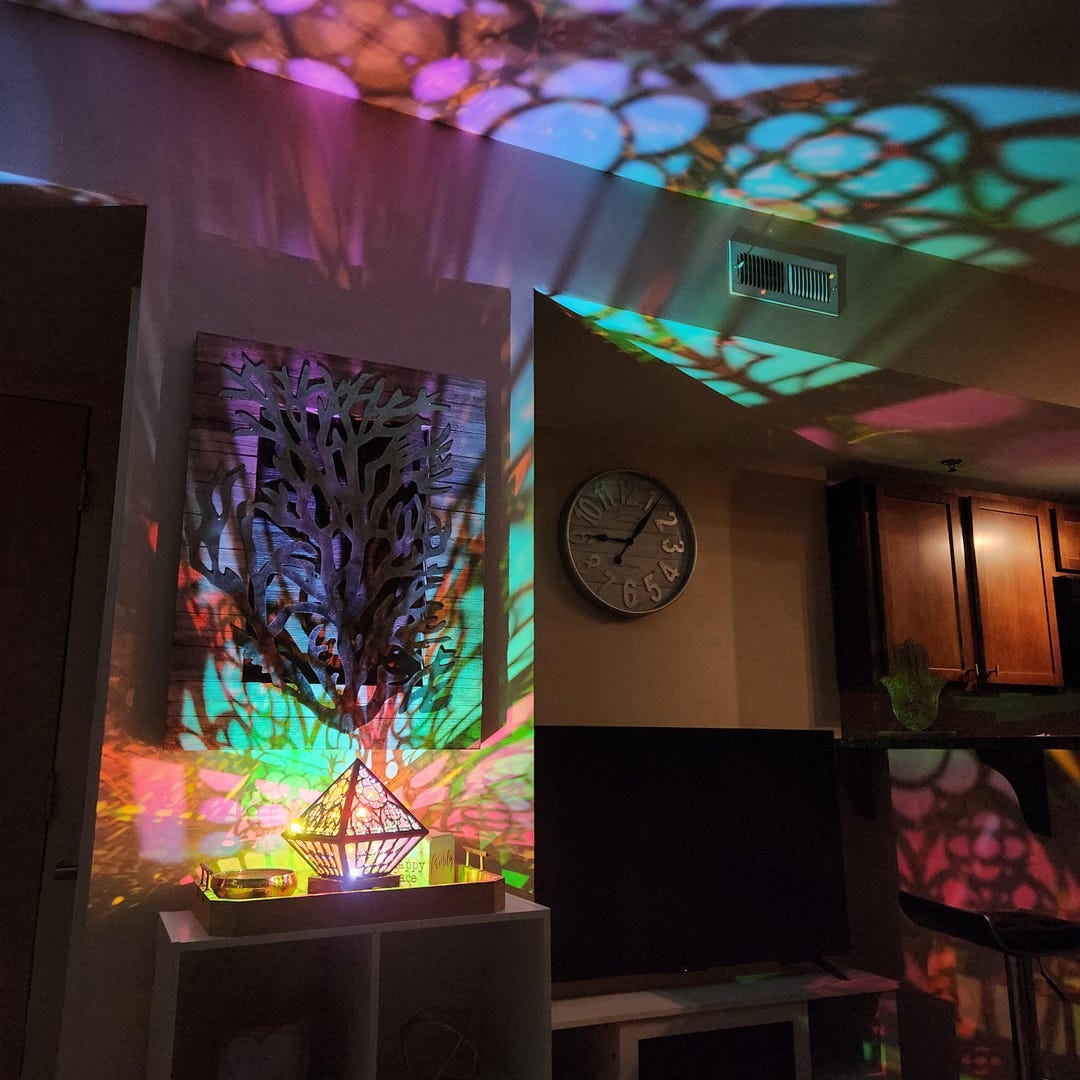 Cathedral Shadow Lamp | Unique Light Fixture, Gothic Home Decor, LED ...