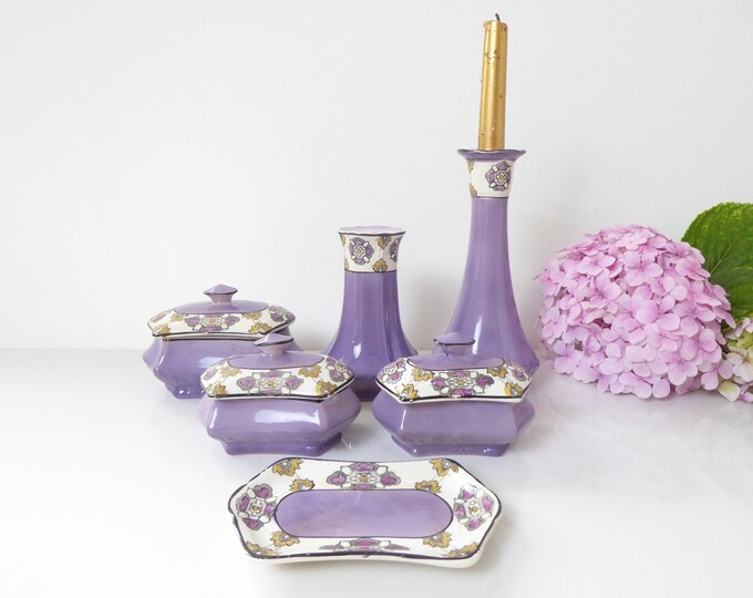 Ceramic Dressing Table Set - Etsy