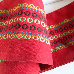 Wide Vintage French Basque Fabric Trim Sold by the Metre - Etsy