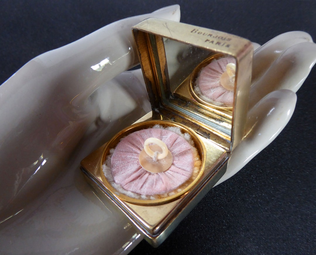 Antique Bourjois Powder Compact Bourjois Paris France Vintage Powder ...