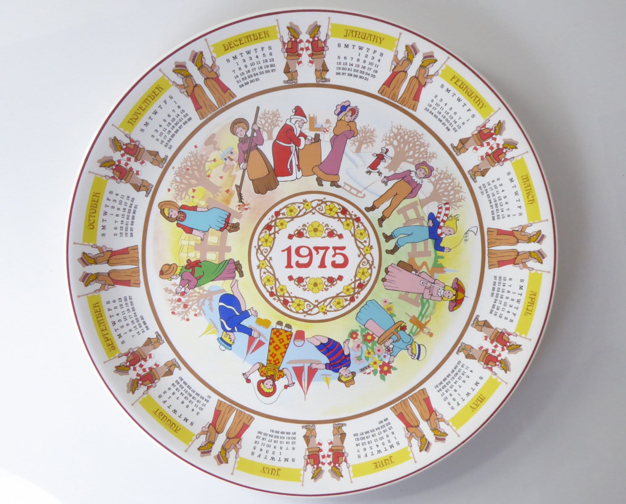 1970s Wedgwood Calendar Plates - Collectible Vintage Wedgwood - Etsy UK