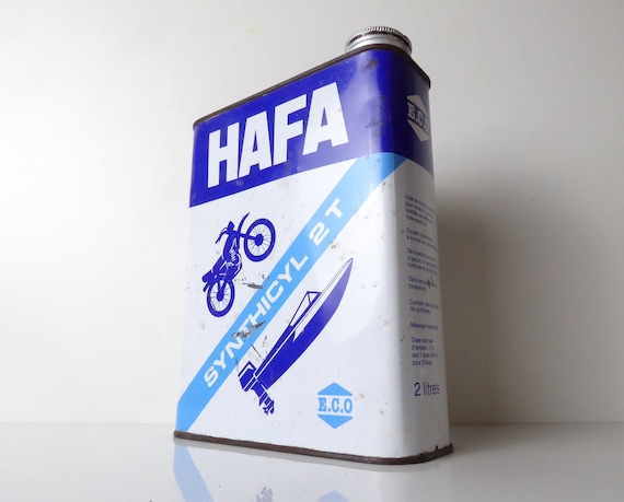 Vintage Hafa 2 Stroke Oil Can Automobilia Garage or Man Cave | Etsy