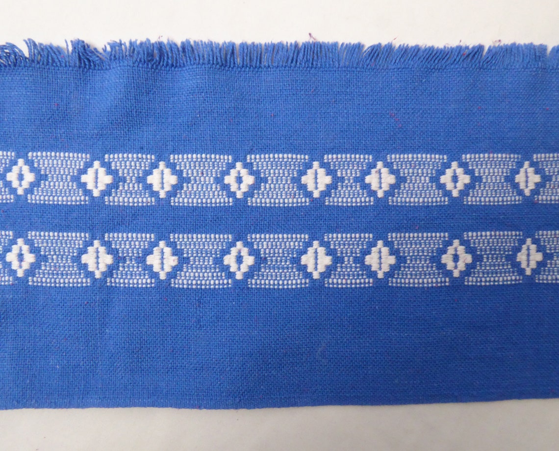 Woven Basque Linen Wide Fabric Trim | Four Designs Available - Etsy