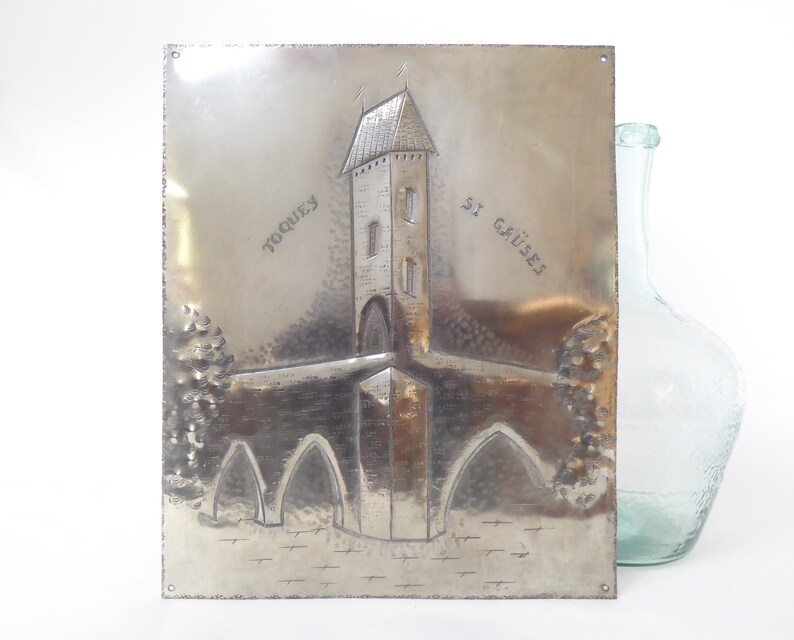 French Decorative Wall Plaque Toquey Si Gauses Pont Vieux - Etsy