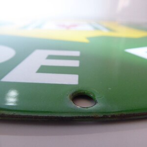 French Enamel Sign Gîtes De France Vintage Metal Sign Vintage Publicity ...