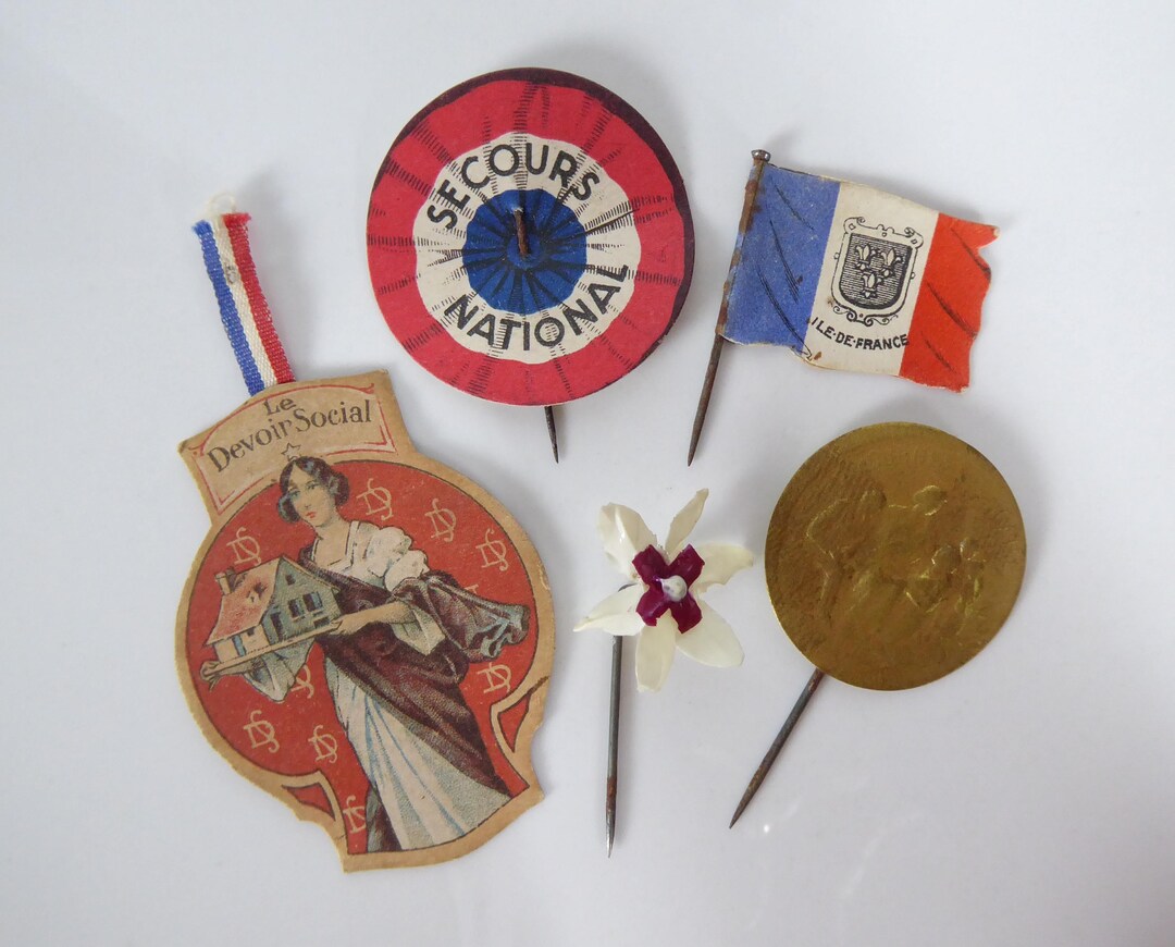 WW1 French Fundraising Flags - World War One Military Collectibles ...