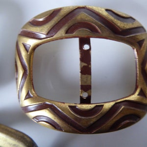 Decorative Buckles - Vintage Slide Buckle - Antique French Shoe Buckles ...