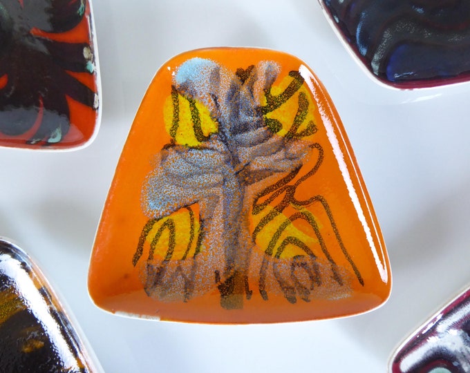Vintage Poole Pottery Plate Delphis Shape 81 - Retro Gift - Mid Century ...