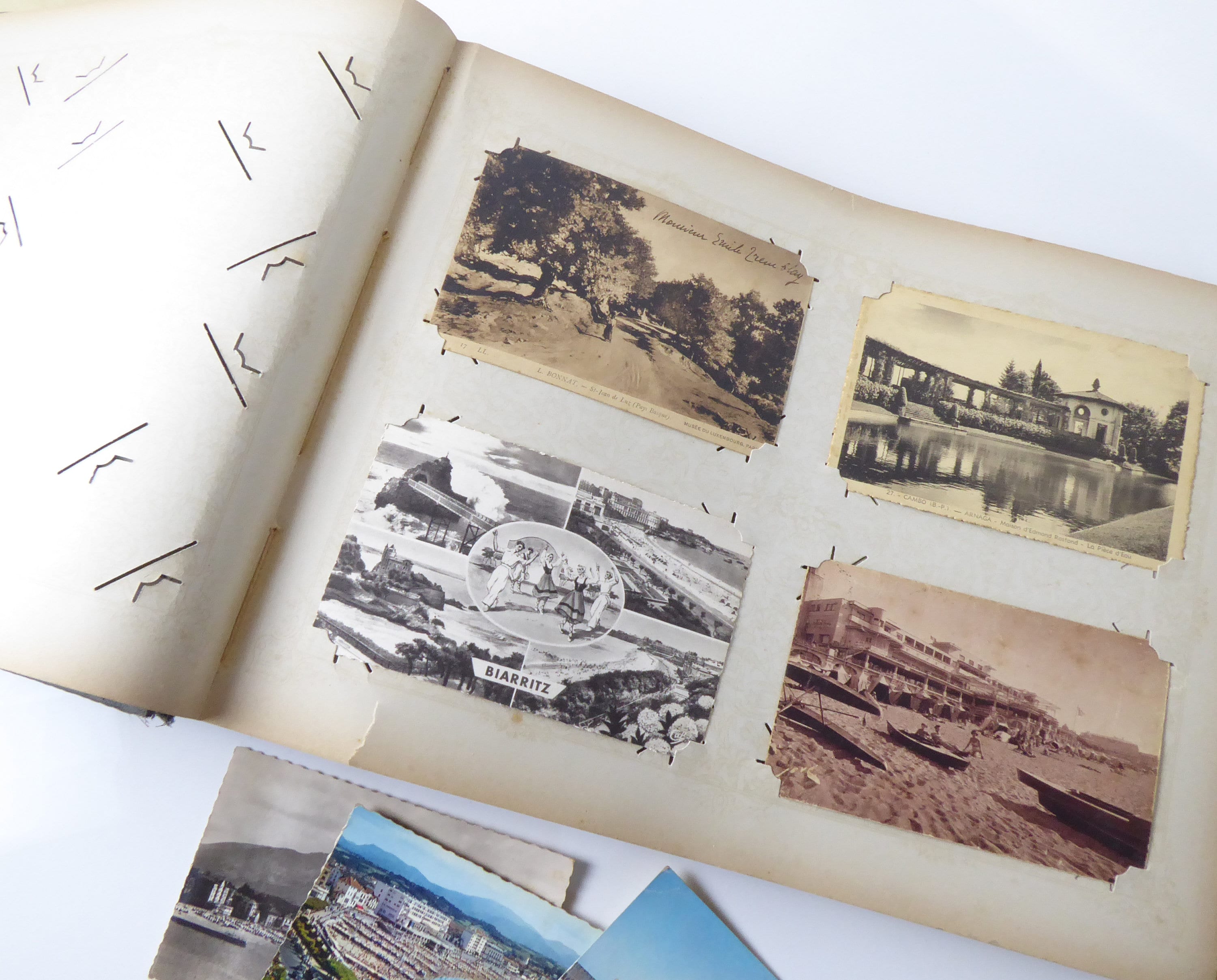 Antique French Postcard Album Large Vintage Photo Album - Etsy UK