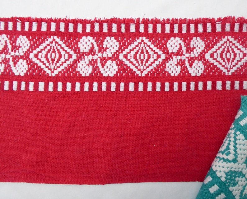 Woven Basque Linen Wide Fabric Trim Four Designs Available | Etsy