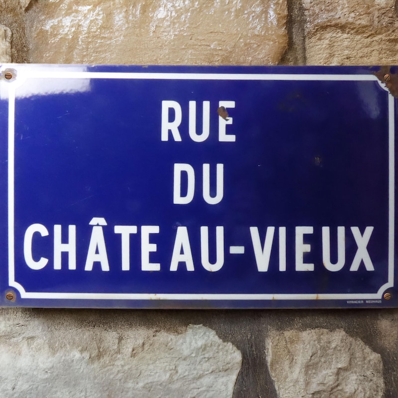French Enamel Road Sign - Etsy