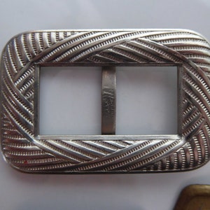 Decorative Buckles - Vintage Slide Buckle - Antique French Shoe Buckles ...