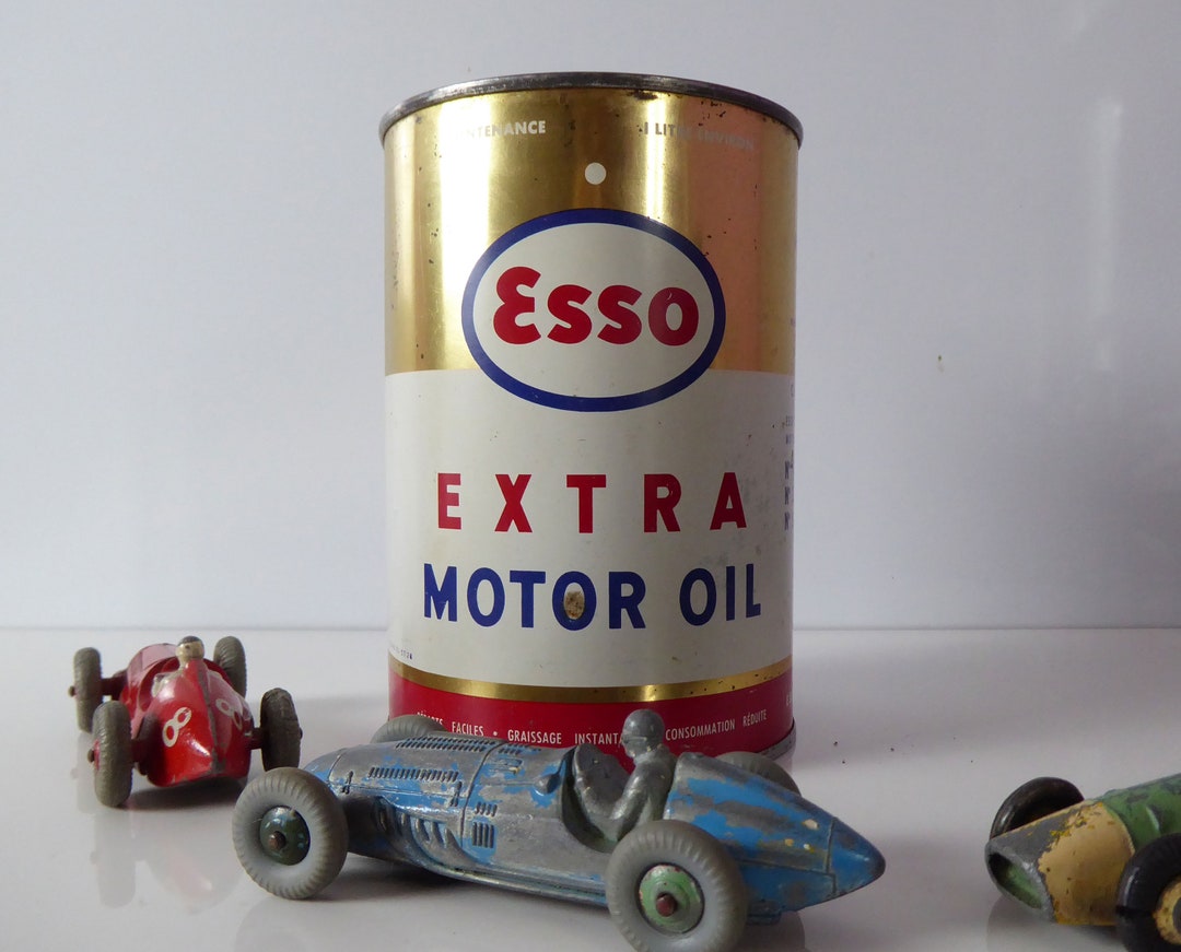 Vintage Esso Oil Tin | Esso Advertising | Automobilia Garage Décor ...