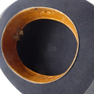 Vintage Black Bowler Hat Billycock or Bob Hat Derby Hat Steampunk Style ...