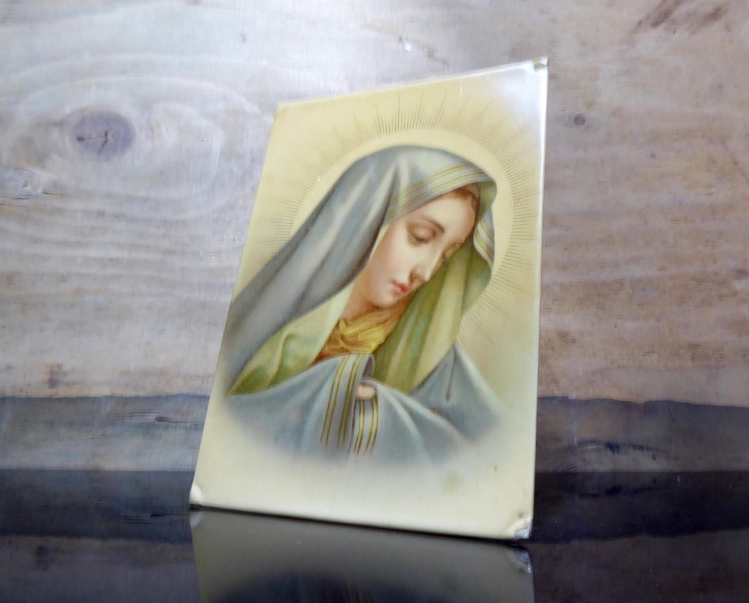 Mater Dolorosa Antique French Religious Art Vintage Religious Home ...