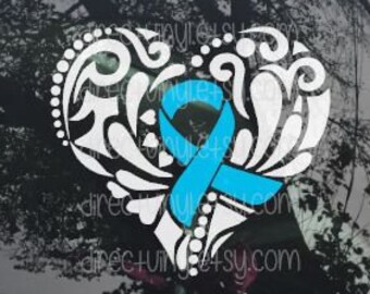 Trisomy 18 Ribbon Decal - Etsy