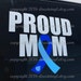 Hydrocephalus Awareness Ribbon Proud Mom Decal - Etsy