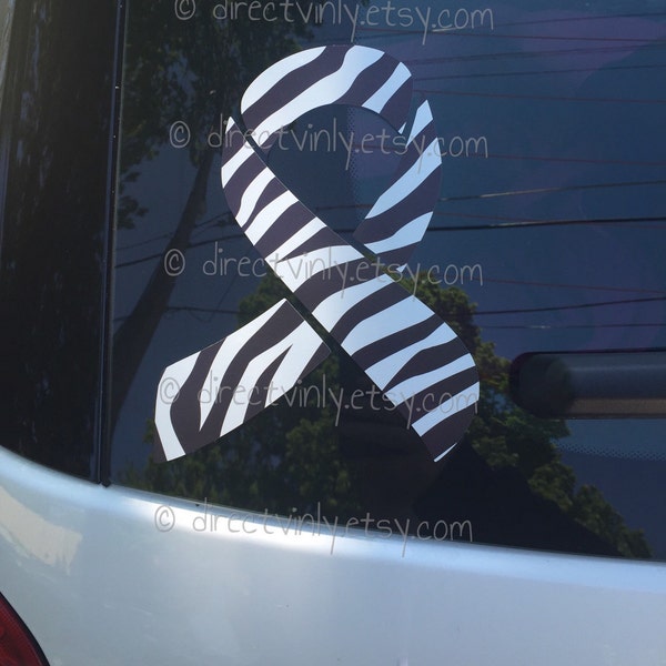 Zebra Print Decal - Etsy